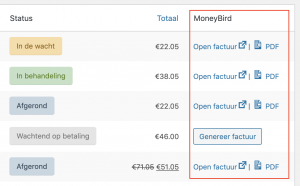 Moneybird API koppeling voor WooCommerce - ExtensionTree
